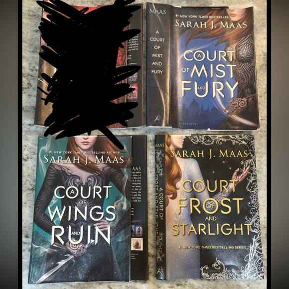Art | Dust Jacket Set Original A Court Of Thorns And Roses Acotar ...